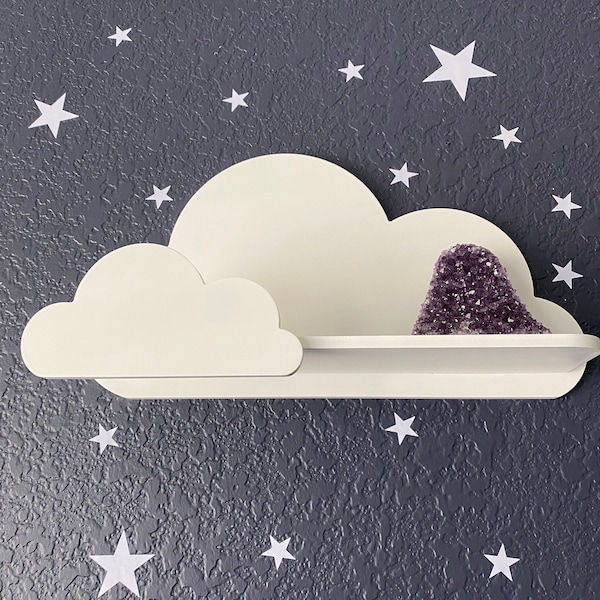 Handmade Cloud Wall Shelf: Nursery Floating Shelf, Kids Room Decor - Etsy