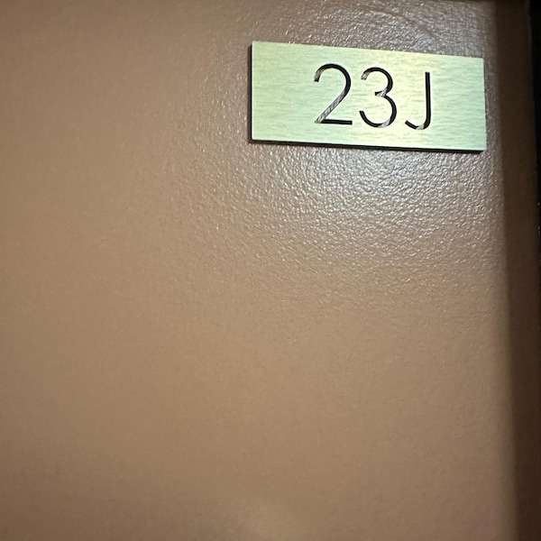 Apartment Numbers. Hotel Room Numbers. 2" X 5" Aluminum Door Number ...