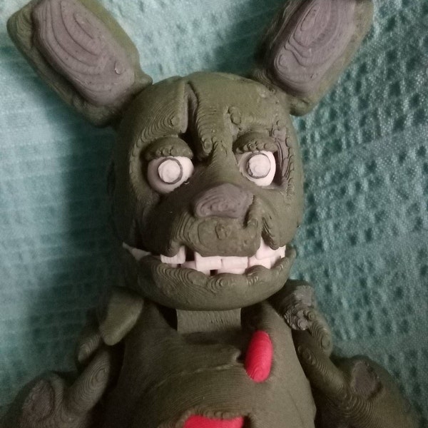 Springtrap - FNAF - Full Color Articulating Action Figure, Five Nights ...