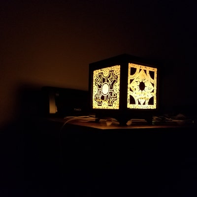 Puzzle Box Lamp - Etsy