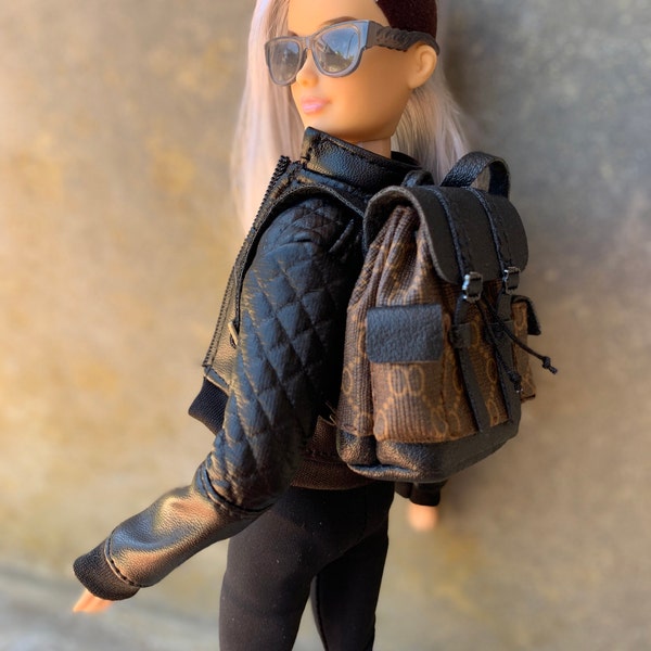 Miniature Backpack for Dolls 1/6 Scale, Doll Bag, Doll Accessories ...