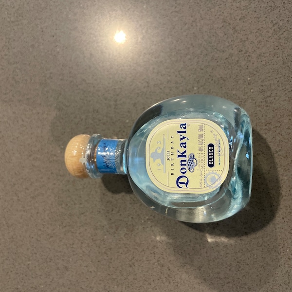 Custom Tequila Mini Label: Personalized 50ml Don Julio Style - Etsy
