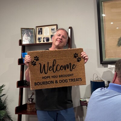 Hi Welcome Ew People Doormat Welcome People Door Mats - Etsy