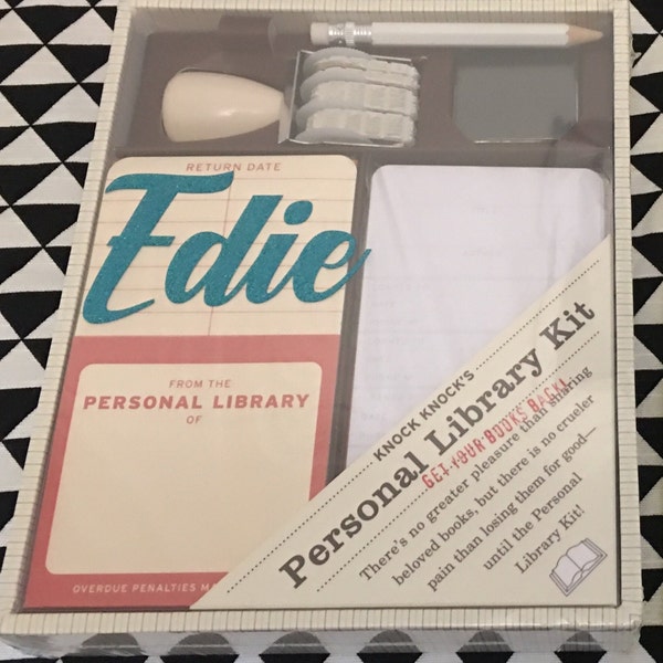 Personal Library Kit. Knock Knock. Free Personalisation on Box. Ideal ...