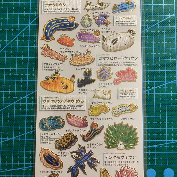 Kamio ADULT VISUAL DICTIONARY Stickers, Otter Seal Sea Lion Stickers ...