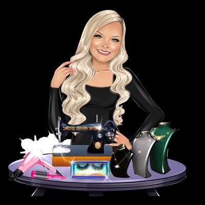 Braider Logo, Hairdresser Logo Portrait, Beauty Salon Logo, Hair Studio ...