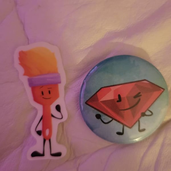 BFDI Battle for Battle for Dream Island Bfb Tpot Object Show Pins - Etsy