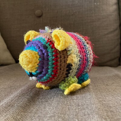 Wombat Amigurumi Plush Animal Desk Ornament Amigurumi Stuffy - Etsy