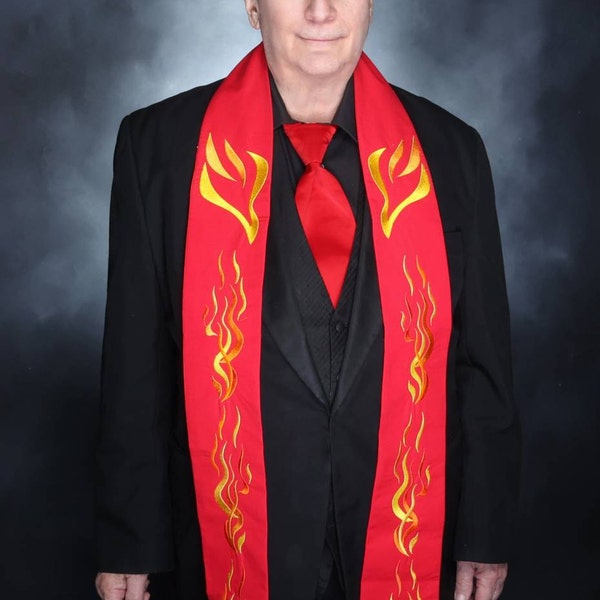 POWERFUL STOLE for PENTECOST ...custom Designed Stole for Priests or ...