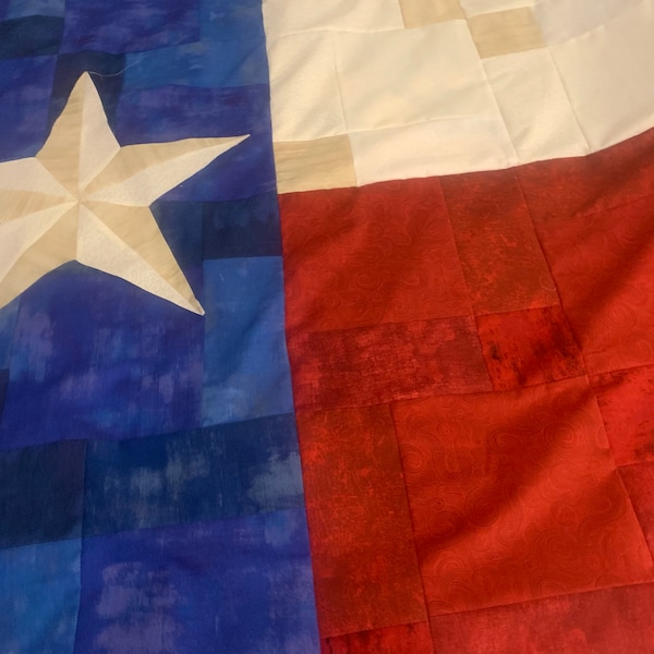 Pattern: Texas Flag Quilt - Etsy