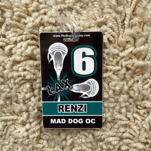 MUSIC Bag Tag Musical Notes Treble Clef Bass Clef Personalized for the ...