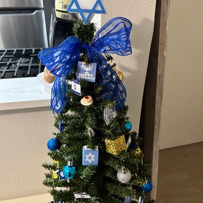 Chanukah Bush / Hanukkah Themed 24 Christmas Tree - Etsy