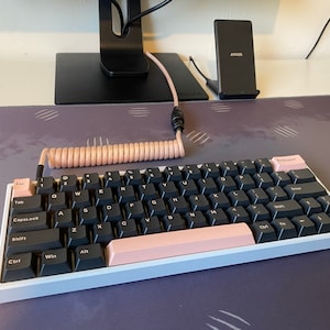 Create Your Own Custom Aviator Connector Coiled Keyboard Cable Made to ...