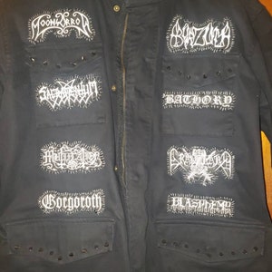 REFLECTIVE Top or Bottom Rocker, Embroidered Patch, Custom Embroidered ...