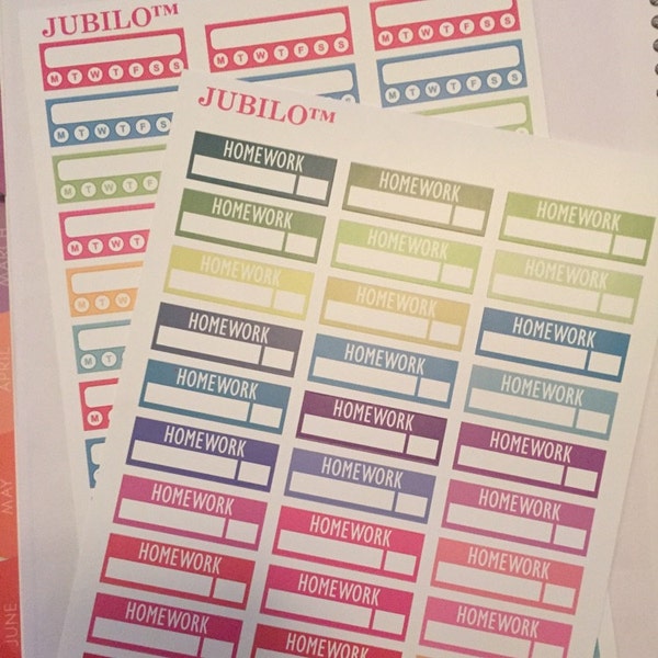 Planner Stickers - Habit Tracker Stickers - Fits Erin Condren and Happy ...