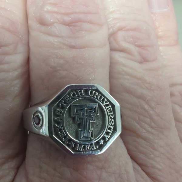 College Ring, University Ring, Graduation Gift, Graduation Ring, Woman ...