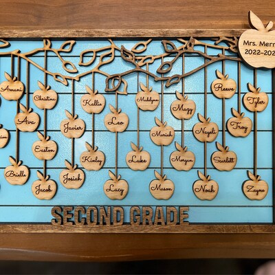 Teacher Name Classroom Sign School Sign Teacher Class Sign - Etsy