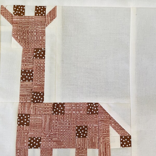 PDF Quilt Block Pattern – Giraffe – Animal Quilt - Etsy