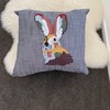 Raw Edge Applique 'hare' - Etsy UK