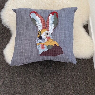 Raw Edge Applique 'hare' - Etsy