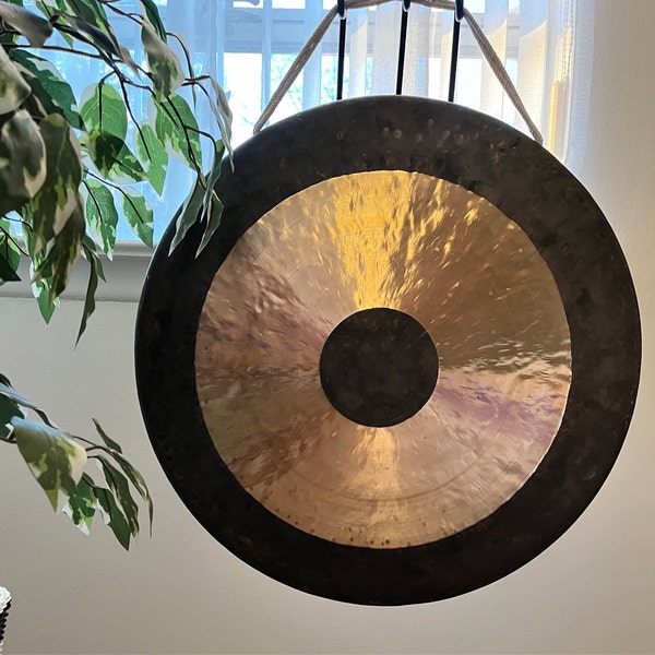 Chinese Wuhan Traditional Gong, Gong Mallet & Hanging String Included ...