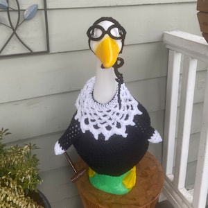 Queen Elizabeth England Goose Geese Outfit Crochet Lawn Geese Clothes ...