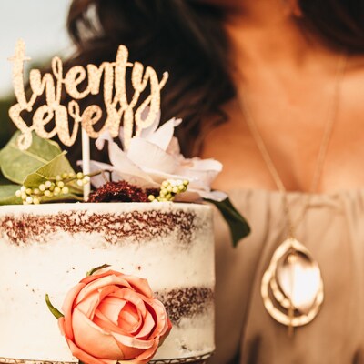 Twenty Seven Cake Topper, Twenty Eight Cake Topper, Twenty Nine Cake ...