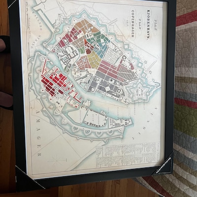 Old Map of Philadelphia 1700 Vintage Poster Wall Art Print Wall Map ...