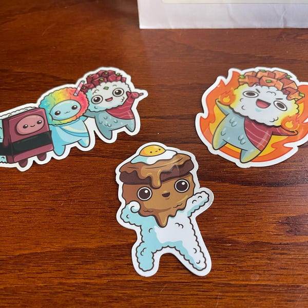 Hawaii Loco Moco Vinyl Sticker - Etsy