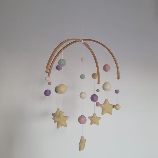 Mobile Hanger as Baby Crib Wood Hanger, XXL Mobile Hanger, Arche for ...