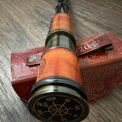 Personalized Working Compass, Custom Engraved Compass, Silver Handmade ...