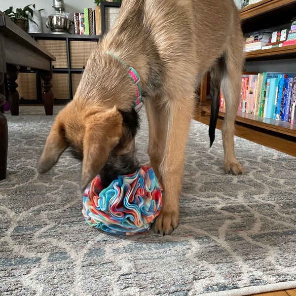 Snuffle Ball, Treat Dispenser, Treat Ball, Canine Enrichment, Keep Dogs ...