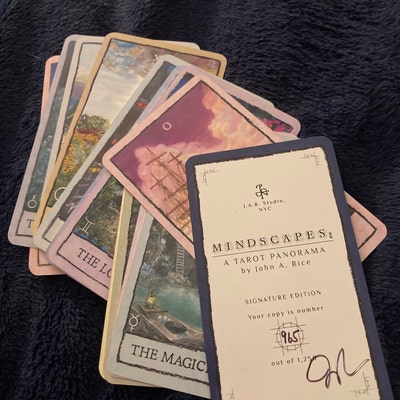 MINDSCAPES Tarot Deck & Book Deluxe Package LAST COPIES - Etsy