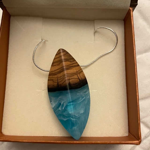 Wood and Resin. Handmade jewelry for special by WoodAllGood