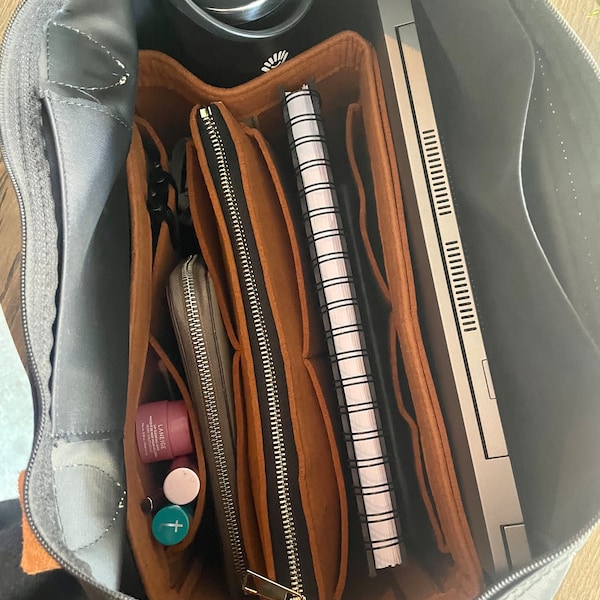 Le Pliage Large Tote cherry Organizer w/ Detachable Zipper Bag, Tote ...