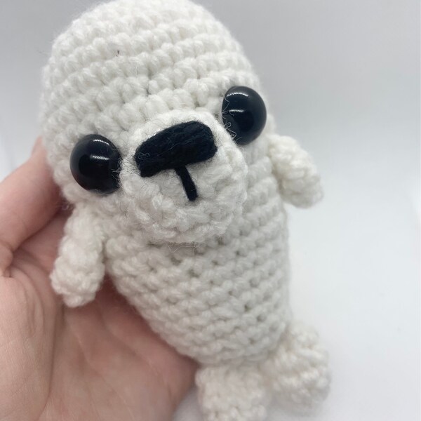 PATTERN: Sydney the Seal Pattern Amigurumi Seal Pattern Crocheted Seal ...