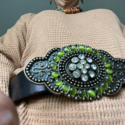 Elongated Brass Buckle - Etsy