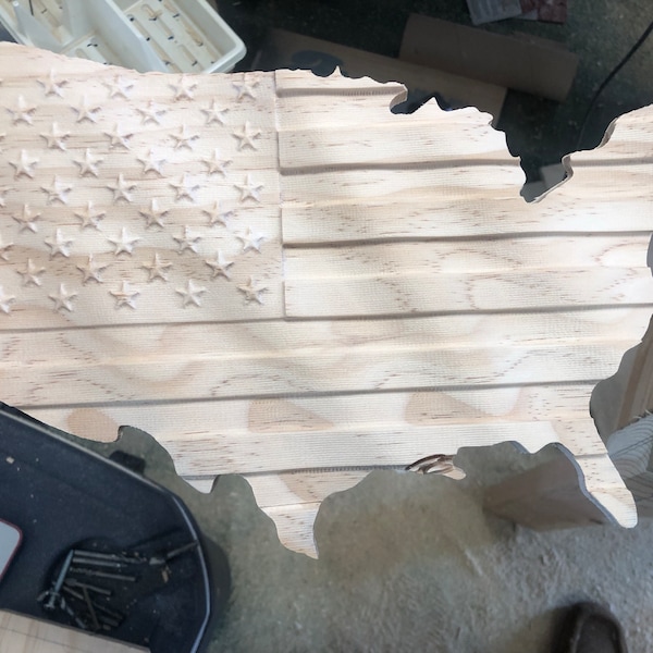 USA Flag and Map Pack - CNC Files for Wood, 3D STL Models - Etsy