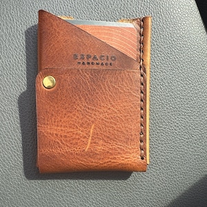 Front Pocket Wallet, Leather Wallet, Dark Ash Big Spender, Minimalist ...