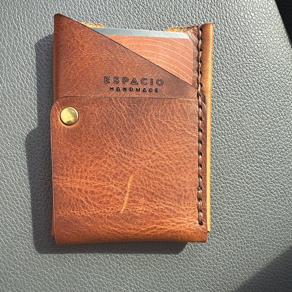 Big Spender Minimalist Leather Wallet, Simple Front Pocket Wallet, Slim ...