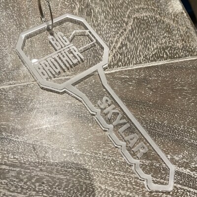 Personalized Big Brother Keys LARGE - Etsy