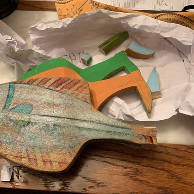 Set of 5 Fish Tale Wall Sculptures - Etsy