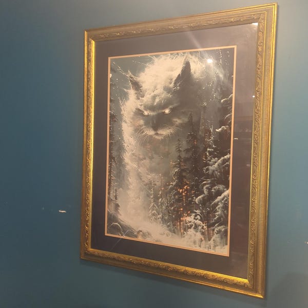 The Wraith Art Print, Home Wall Decor, Ghost Specter Spirit Shade ...