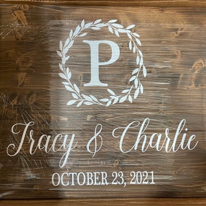 Wedding Welcome Sign Wedding Entrance Sign Laurel Wreath - Etsy