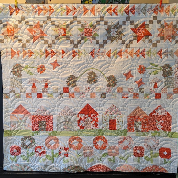 QUATRO Longarm Quilting Digital Pattern for Edge to Edge and Pantograph ...