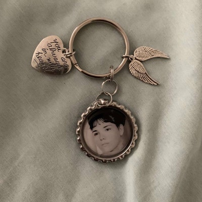 Memorial Keychain Memorial Gift Memorial Keepsake Photo Keepsake Photo ...