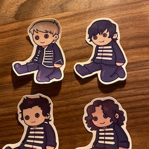 My Chemical Romance MCR Doll Stickers Original Era Sets bullets,revenge ...