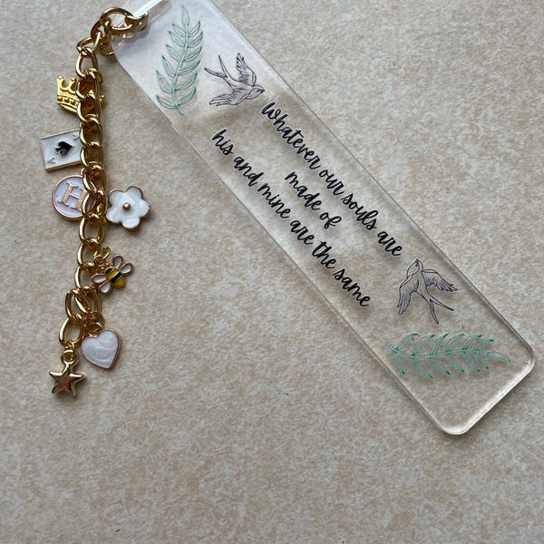 Cherry Charmed Bookmark | Cherry Bookmark | Charmed Bookmark | Bookish ...