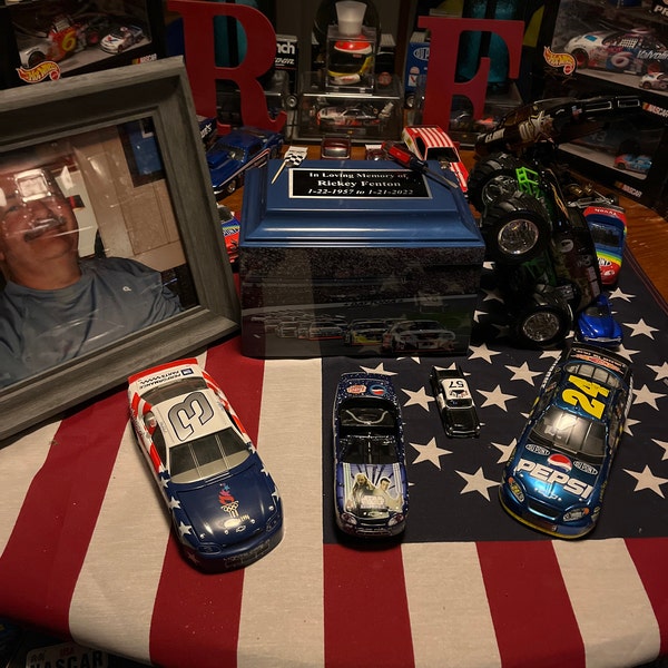 236 Blue Car Racing Funeral Memorial Cremation Urn - Etsy