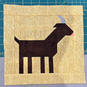 PDF Quilt Block Pattern Donkey Animal Quilt - Etsy
